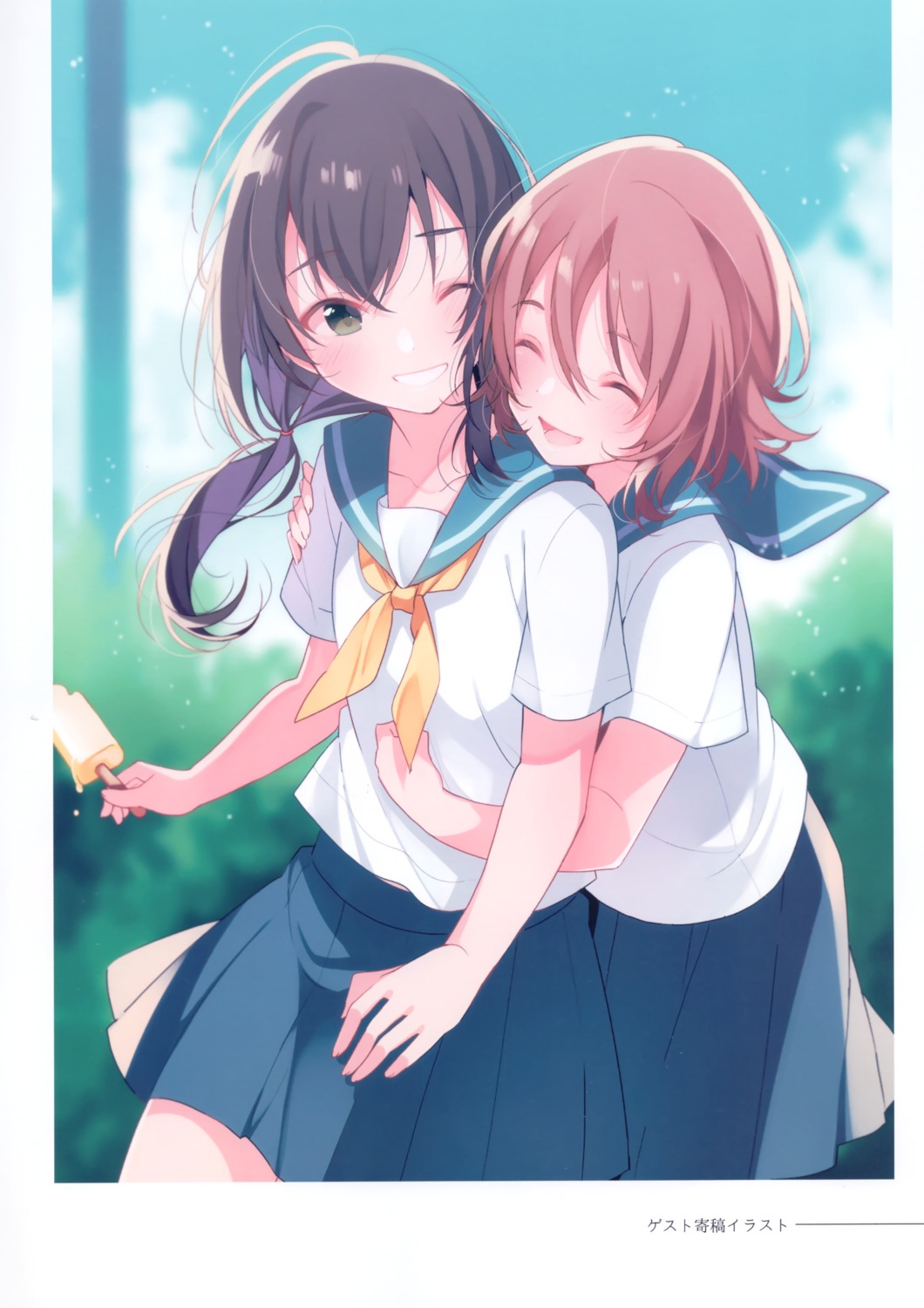 amaon u35 seifuku yuri | #1234518 | yande.re